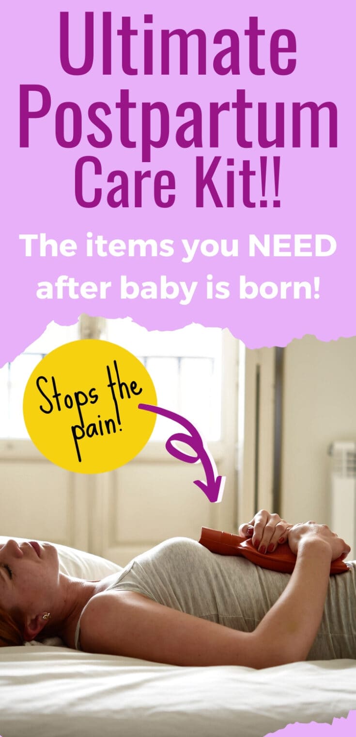 The Ultimate Postpartum Care Kit - Pregnant Mama ­Baby Life